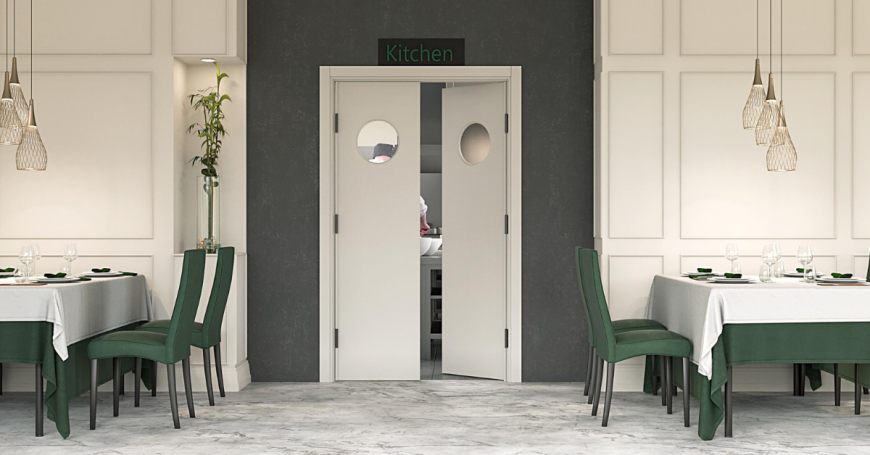 Swing doors for restaurants: why use them and what they are – Porte ...